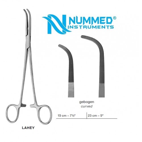 Lahey Forceps, Curved,